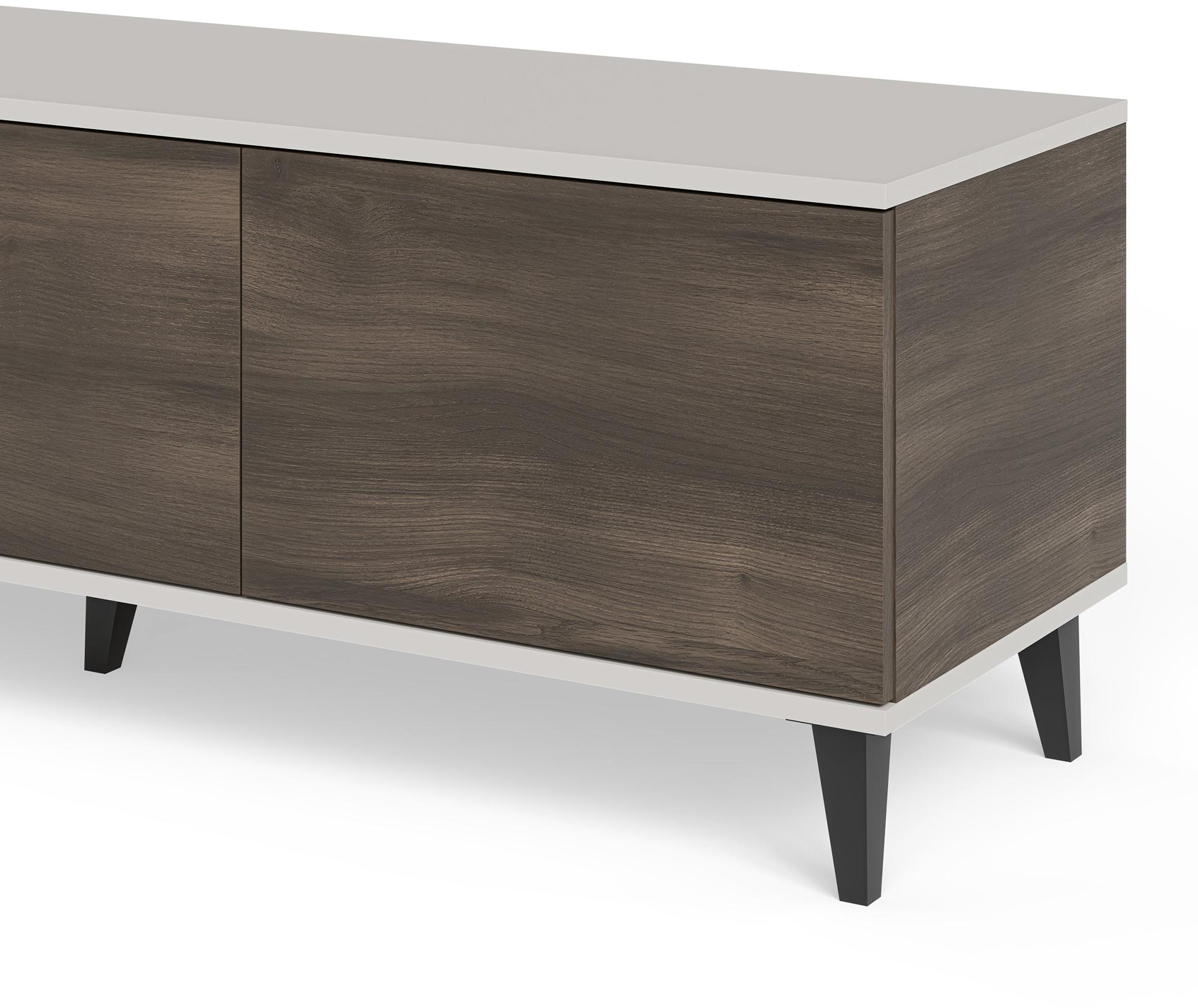 Evelyn tv-alus, kolm ust, 150 cm, pähkel/kašmiir / Masku.ee